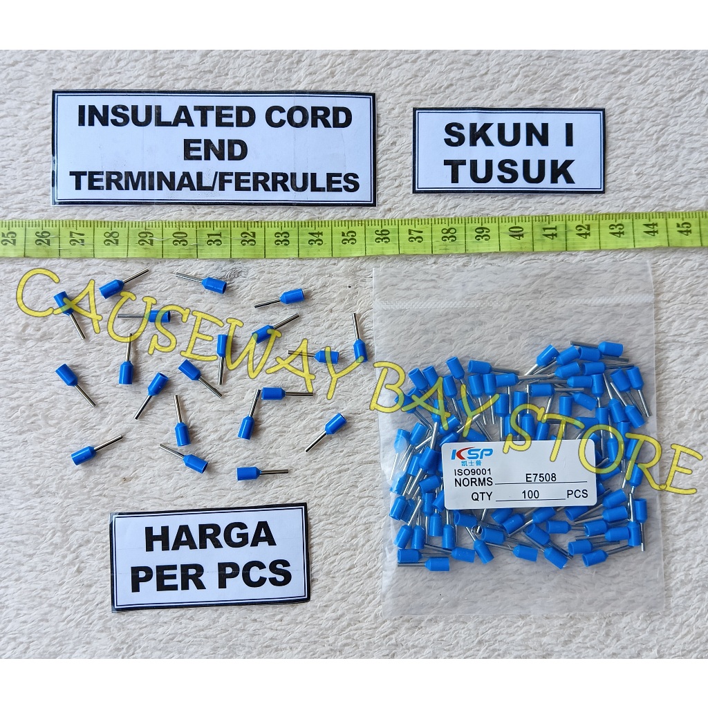 Jual Skun I FERRULES E7508 BIRU HARGA PER PCS | Shopee Indonesia