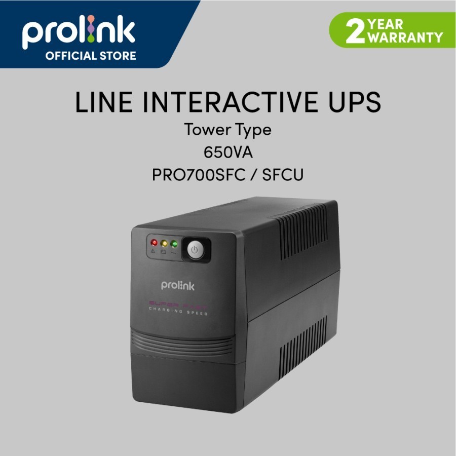 Jual UPS Prolink PRO700SFC 650VA + AVR | Shopee Indonesia