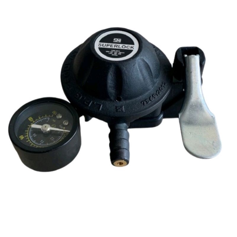 Jual REGULATOR METER GASCOMP GRS-01 SUPER LOCK DENGAN METER / SUPERLOCK ...