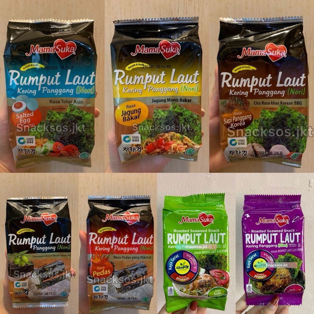 Jual Mamasuka Rumput Laut Nori Seaweed Korea Original / Soto Lamongan ...