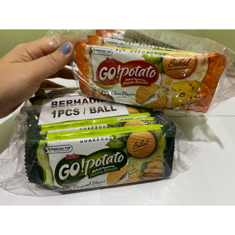 Jual Brio Potato Biskuit Kentang 17gr x 10 Pcs | Shopee Indonesia