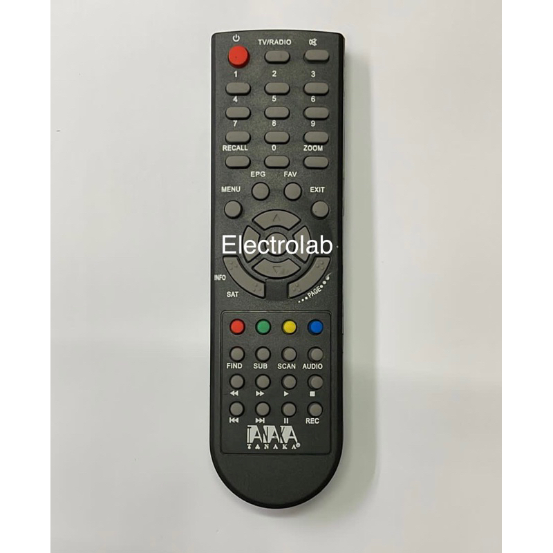 Jual REMOT / REMOTE TANAKA SET TOP BOX PARABOLA/RECEIVER/TANAKA ...