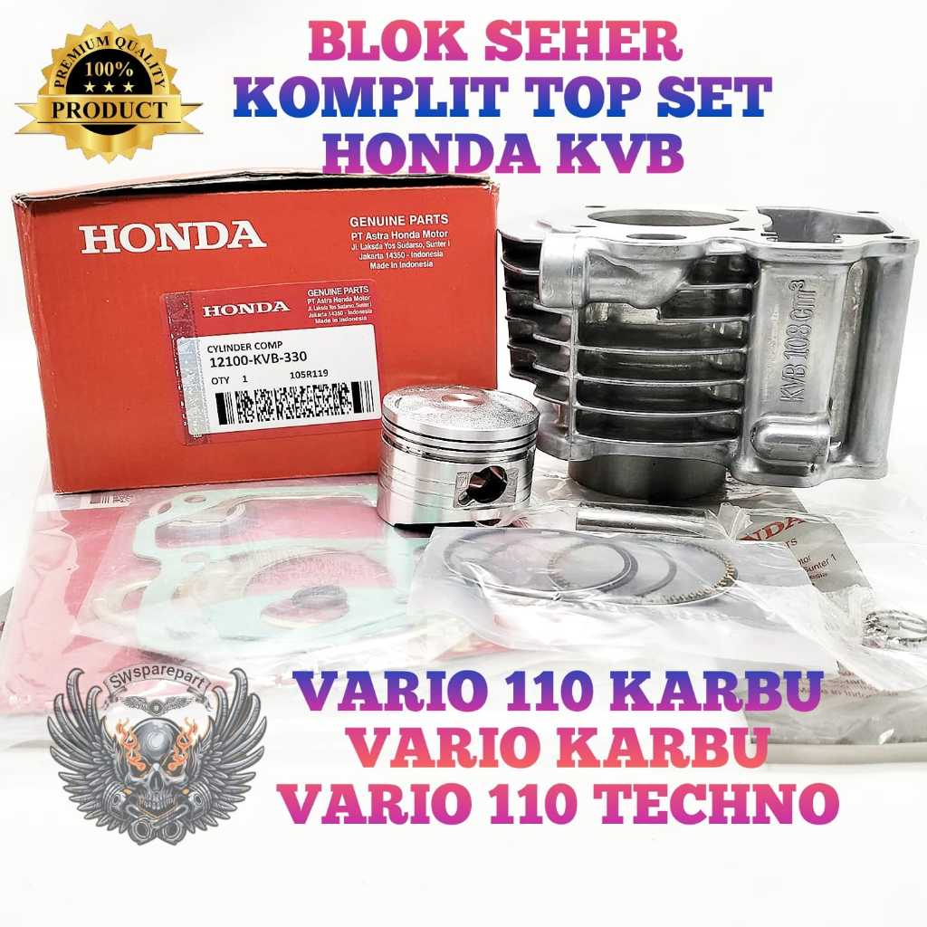 Jual BLOK SEHER PISTON RING KOMPLIT ORI HONDA AHM KVB VARIO110 KARBU ... Jual BLOK SEHER PISTON RING KOMPLIT ORI HONDA AHM KVB VARIO110 KARBU ...