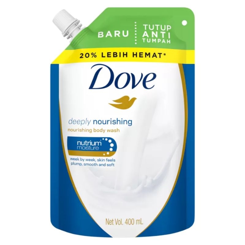 Jual Dove Body Wash Deeply Nourishing 400ml / Dove Sabun Mandi Cair ...
