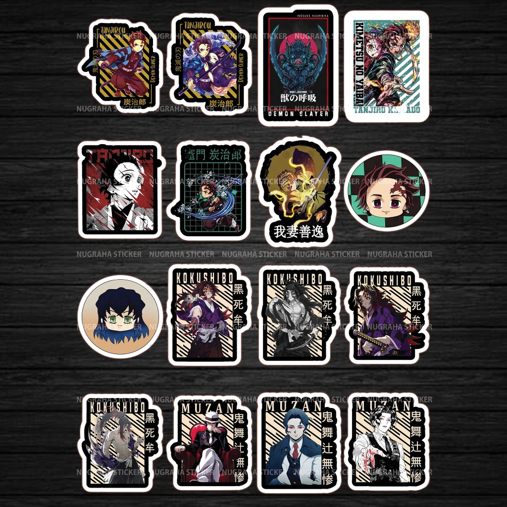 Jual 416 PCS Sticker Muichiro Tokito Demon Slayer - Muichiro Tokito ...