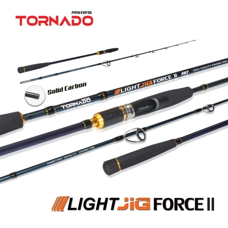 Jual JORAN PANCING TORNADO LIGHT JIG FORCE II JORAN JIGGING 180CM SOLID ...
