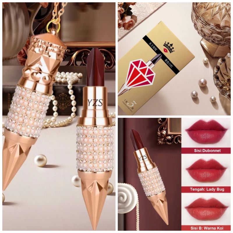 Jual Queen's Mace Lipstick Moisturizing 3in1 Yzs Lipstick Tongkat ...