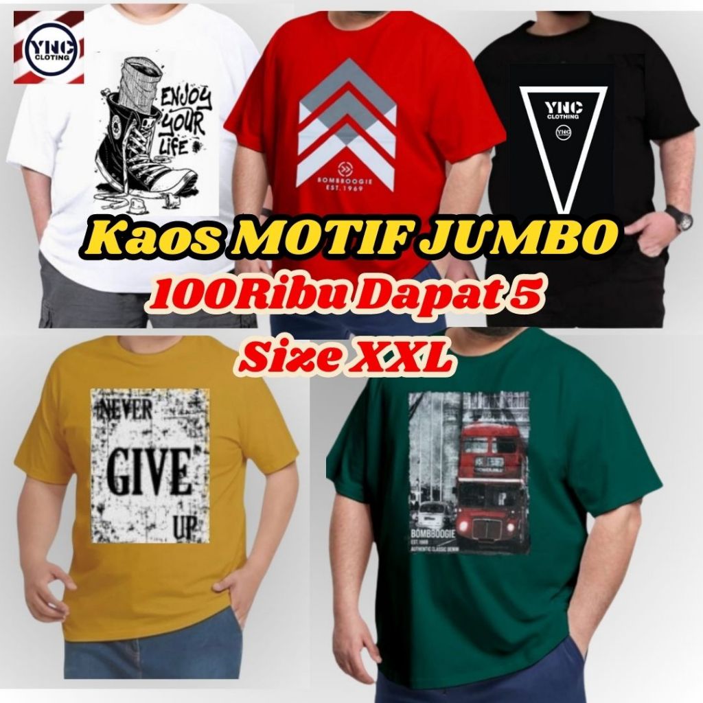 Jual Paket Kaos Distro Jumbo XXL 100rb Dapat 5Pcs | Shopee Indonesia Jual Paket Kaos Distro Jumbo XXL 100rb Dapat 5Pcs | Shopee Indonesia