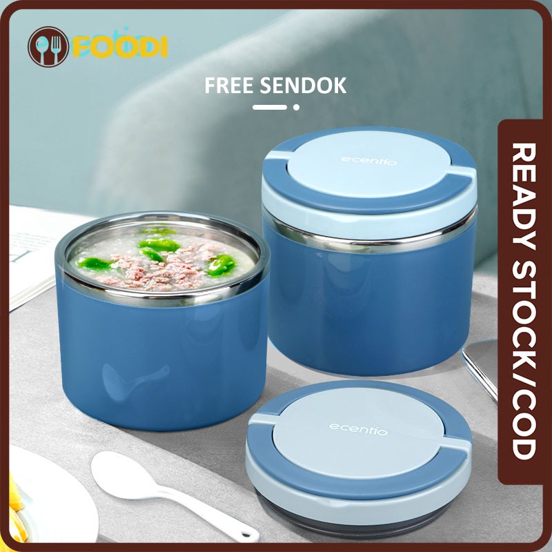 Jual ecentio & FOODI termos mini termos air panas mini 630ml/cangkir ...