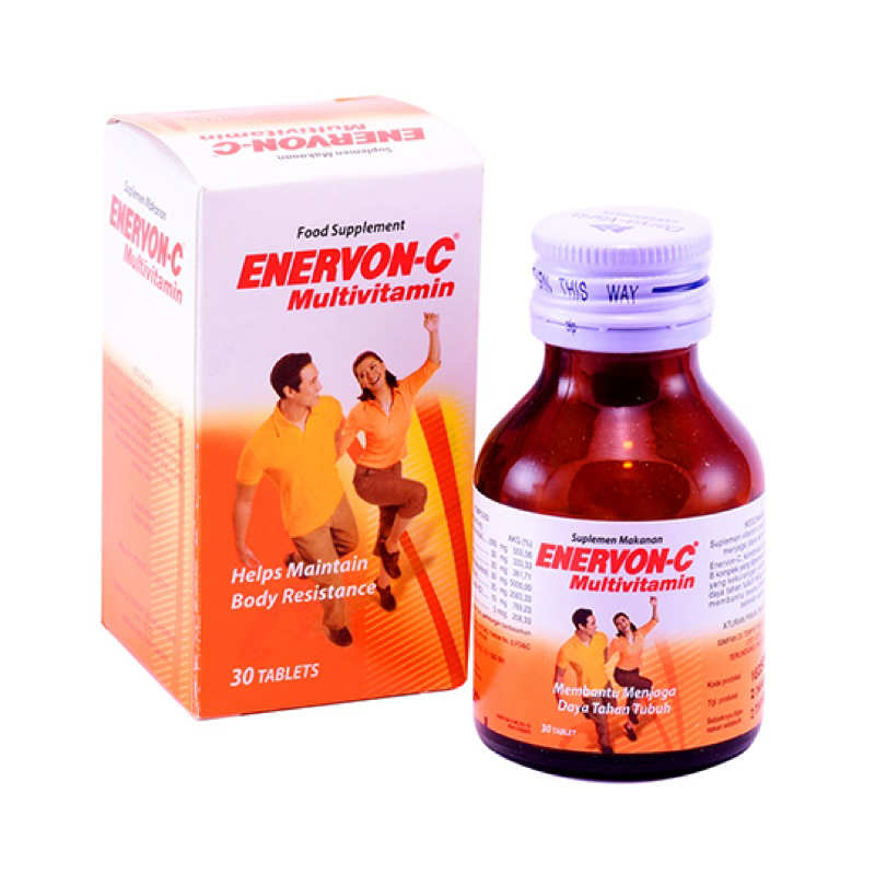 Jual ENERVON C BOTOL 30 TABLET | Shopee Indonesia