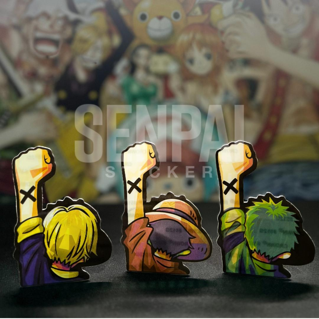 Jual MINI SENPAI STICKER Stiker Anime 3D KECIL TER MURAH | Levi Makima ...
