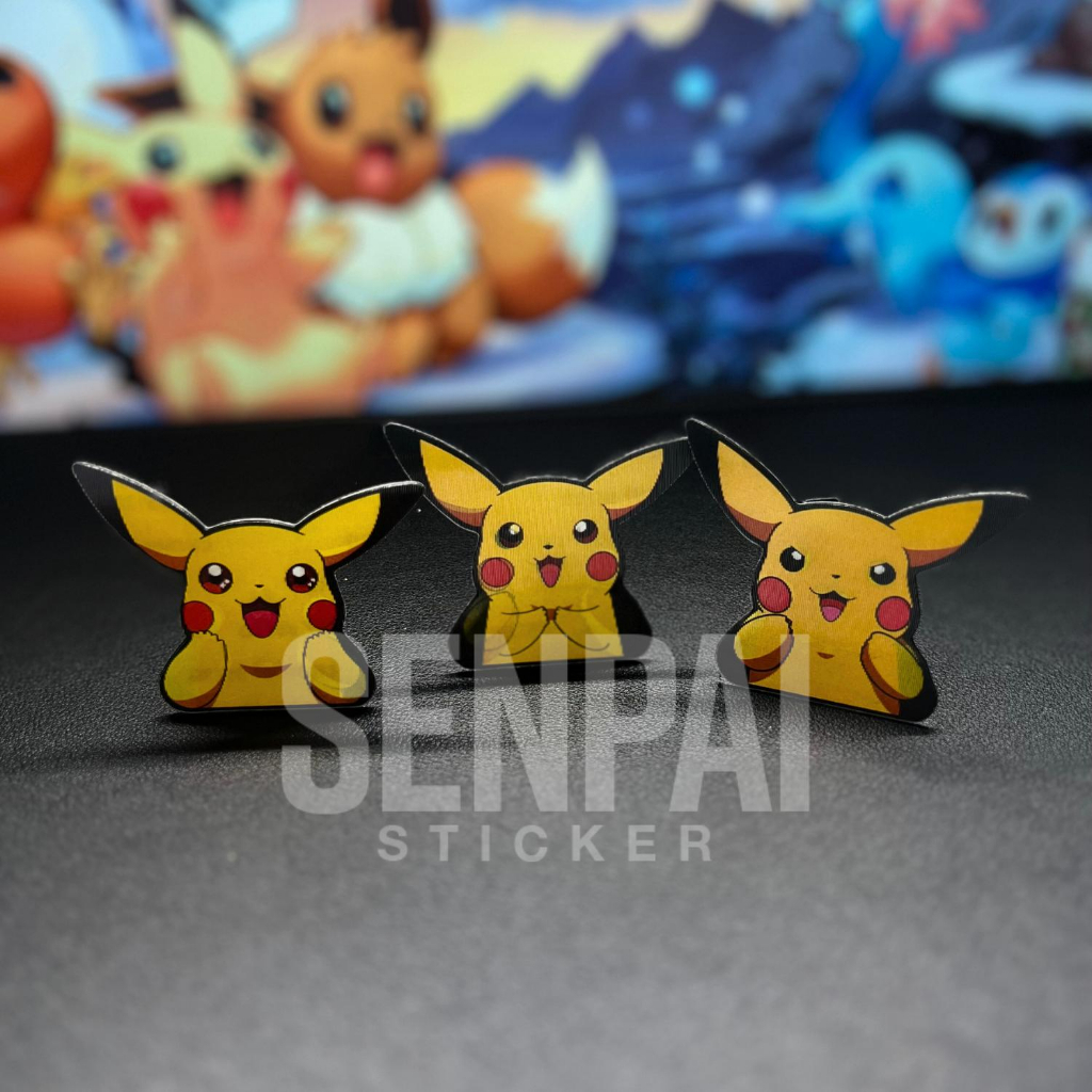 Jual MINI SENPAI STICKER Stiker Anime 3D KECIL TER MURAH | Levi Makima ...