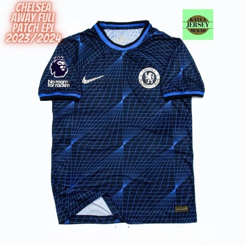 Jual JERSEY BOLA PLAYER ISSUE CHELSEA AWAY 2023 2024 FULL PATCH TOP ...