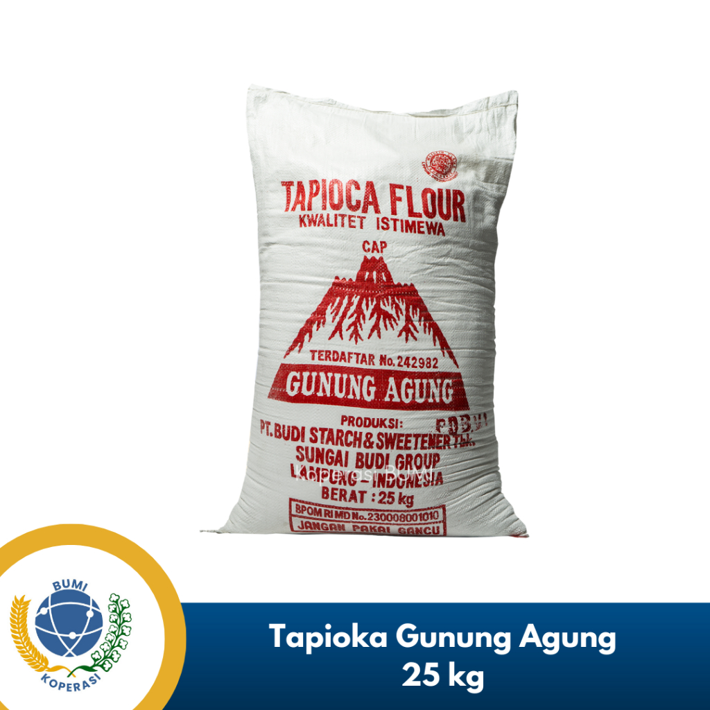 Jual Tepung Tapioka Aci Gunung 25 Kg | Shopee Indonesia
