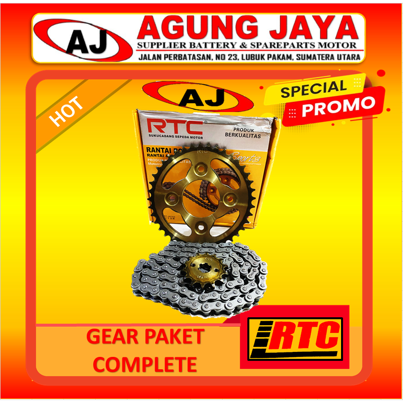 Jual GEAR PAKET SEPUH BAKAR KUNING PLATINUM MEREK RTC | Shopee Indonesia