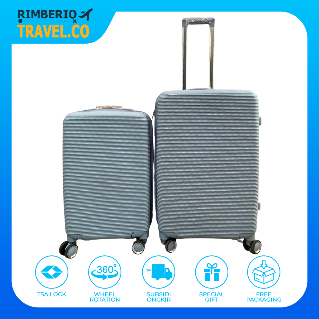 Jual RIMBERIO | Koper Hardcase Navigator - Fiber PP TSA Lock 4 Roda ...