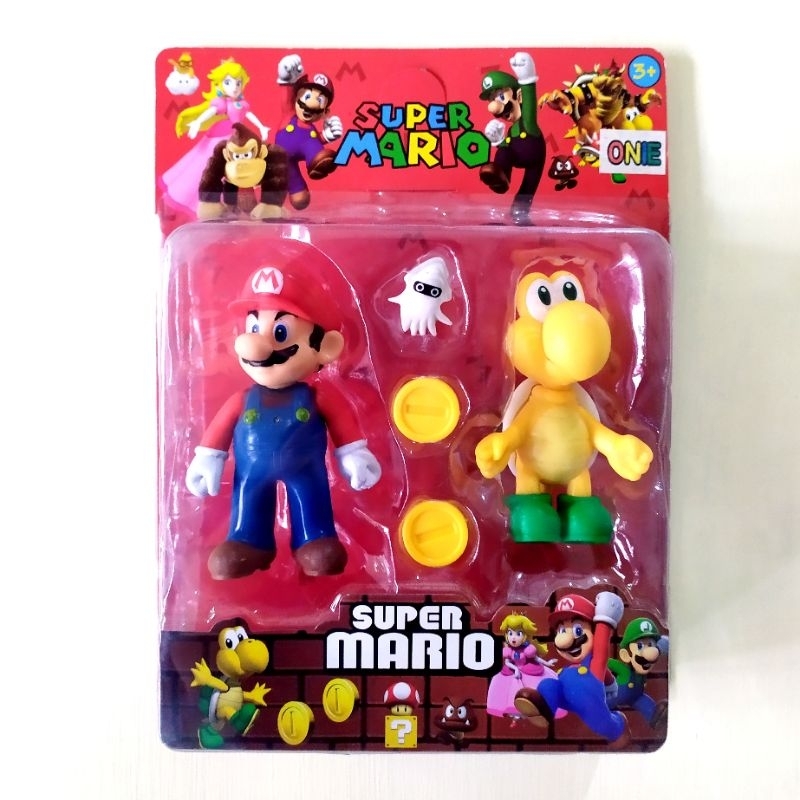 Jual Mainan Anak Miniatur Figure Super Mario Bros | Shopee Indonesia