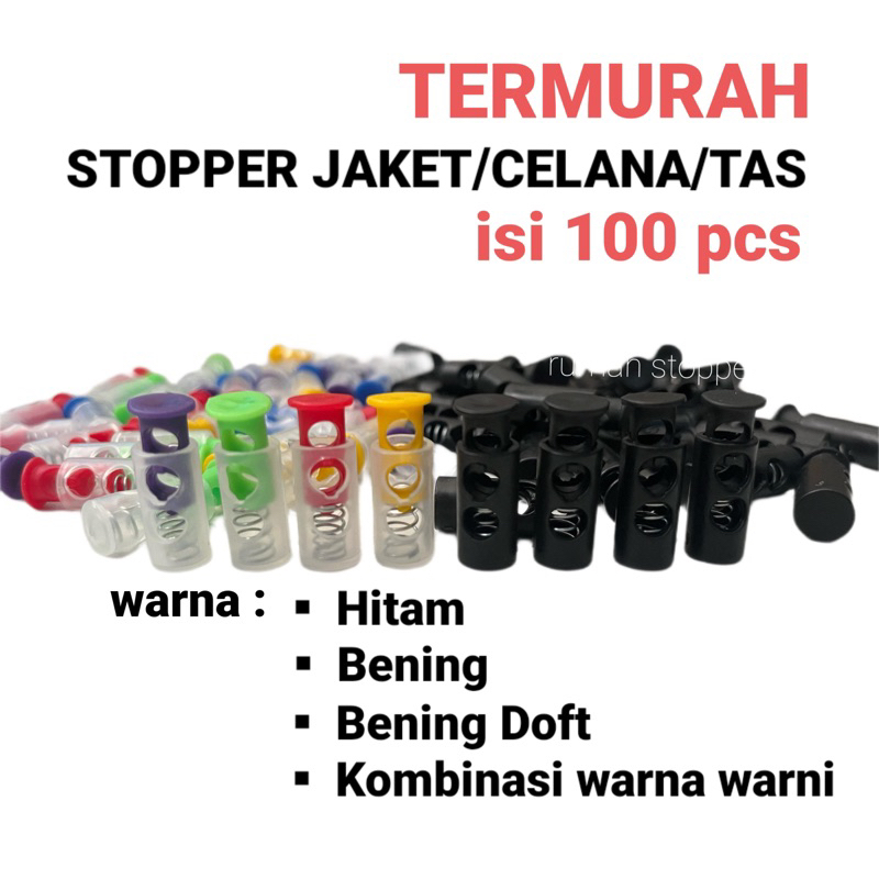 Jual stopper botol kecil/ stopper masker/ stopper jaket hoodie ...