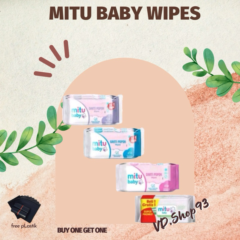 Jual MITU BABY WIPES BUY ONE GET ONE | Shopee Indonesia