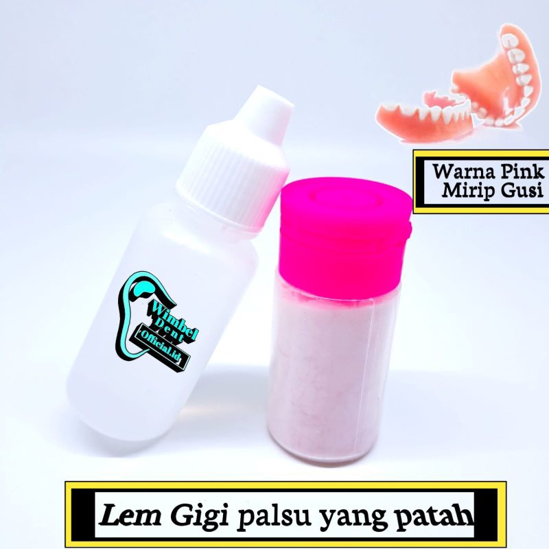 Jual Lem gigi palsu patah / Lem gigi palsu patah otomatis kering ...