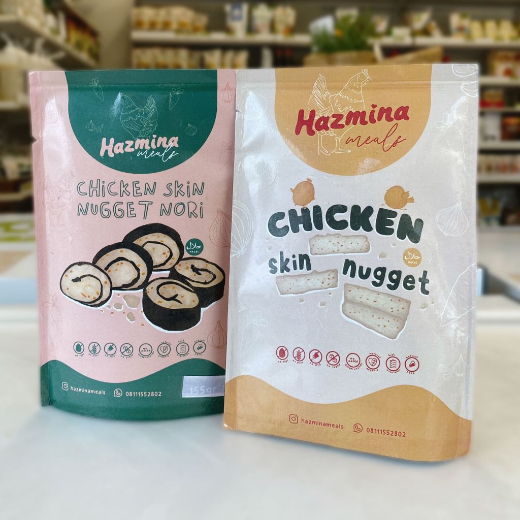Jual Chicken Skin Nugget Kulit Ayam Patty (Original dan Nori) Hazmina ...
