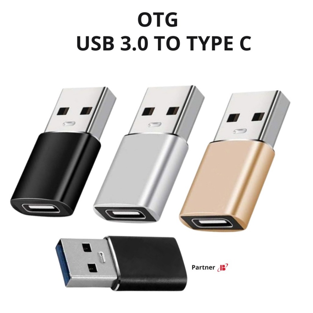Jual USB TO OTG TYPE C / ADAPTER SAMBUNGAN USB 3.0 TO TYPE C OTG ...