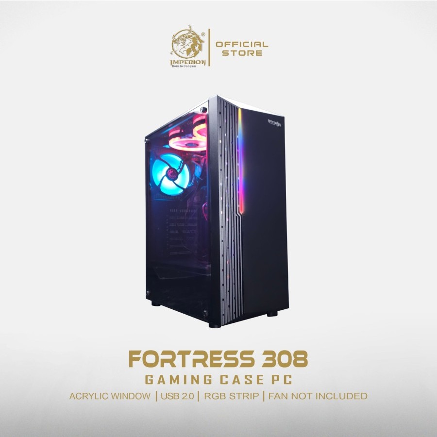 Jual Computer Case / PC Case Imperion Fortress 308 | Shopee Indonesia