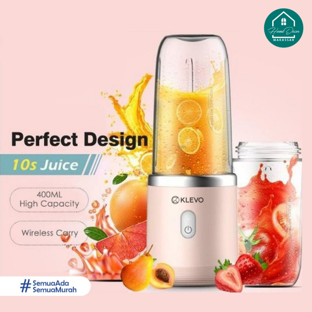 Jual Klevo Blender Juicer Portable Mini Usb Di Makassar | Shopee Indonesia