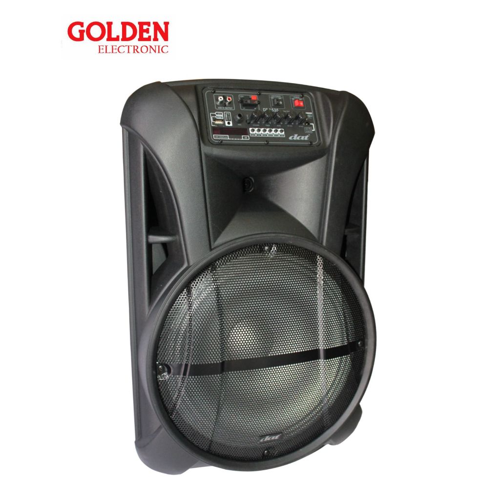 Jual Speaker Portable 15 inch DAT DT 1535 Free 2 Mic Wireless | Shopee ...