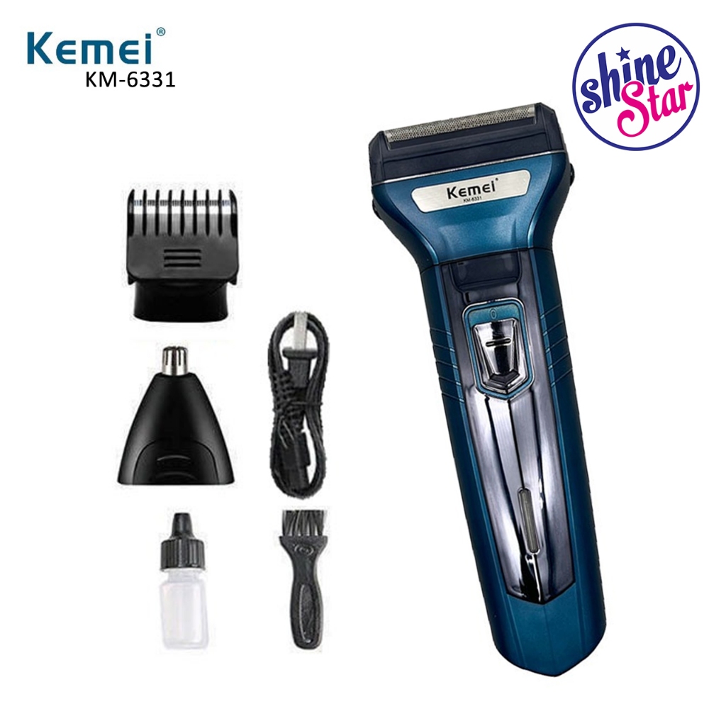 Jual KEMEI KM 6331 Alat Cukur Rambut Pria Hair Clipper 3 in 1 Cukuran ...