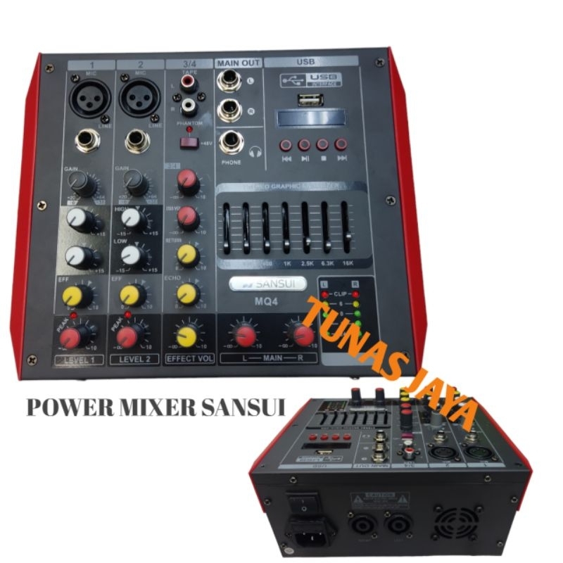 Jual POWER MIXER SANSUI MQ4 POWER MIXER SANSUI 4 CHANNEL MQ4 | Shopee Indonesia