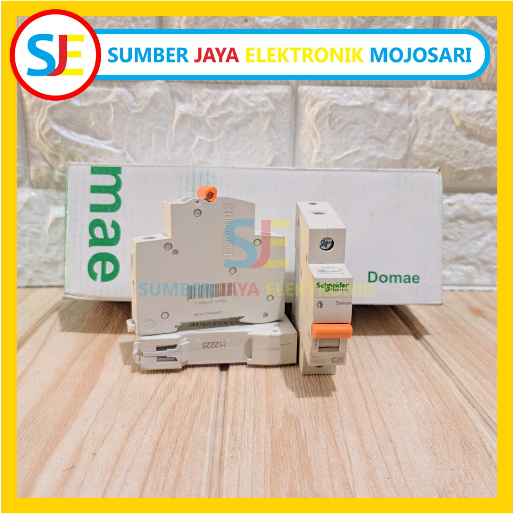 Jual MCB 25 Ampere Schneider Domae 1 Phase | Shopee Indonesia