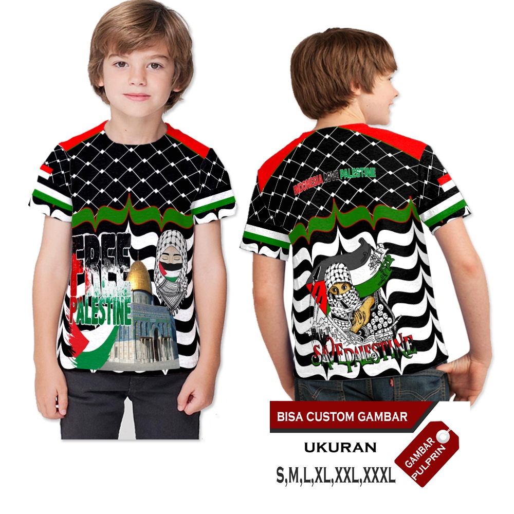 Jual Palestina Baju palestine Kaos palestine Pria Jersey SAVE PALESTINA ...