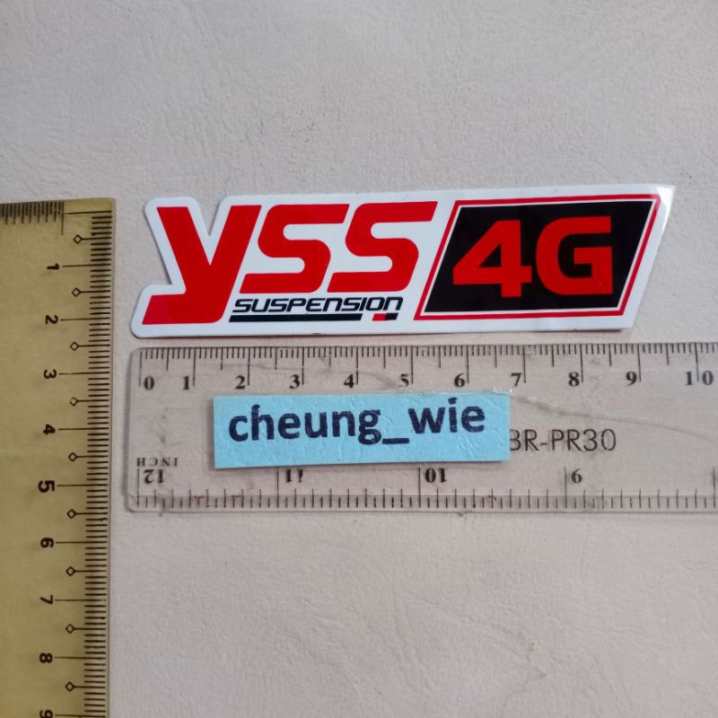 Jual stiker YSS Suspension 4G 1bh | Shopee Indonesia