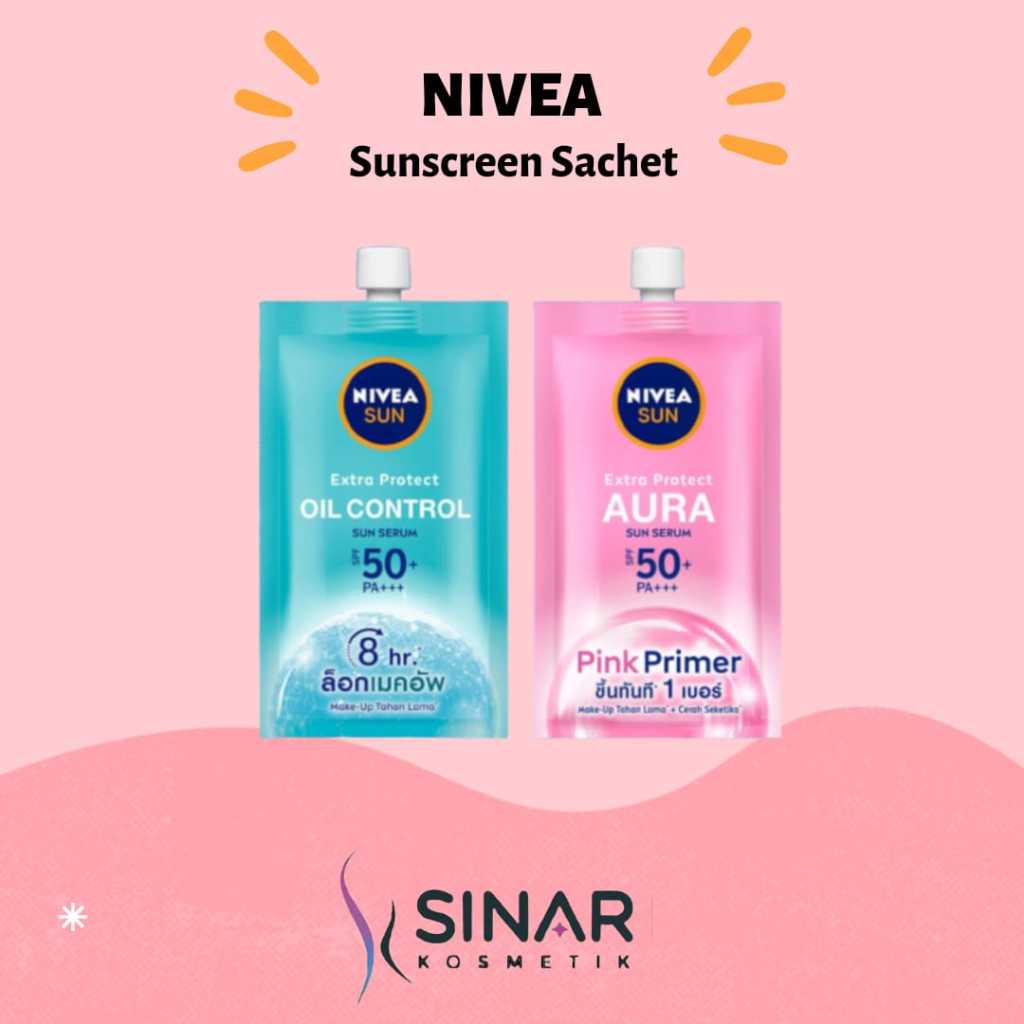 Jual Nivea Sun Serum sachet Instan Aura 7ml SPF 50 (Sunscreen) | Shopee ...