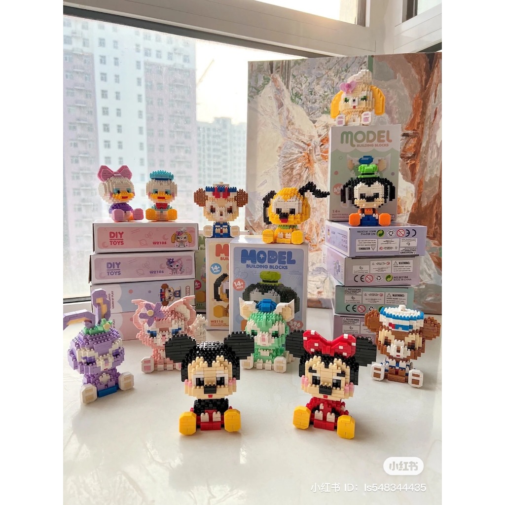 Jual Mickey Tom & Jerry Pokemon Charmender Nano Block Mini Block Model ...