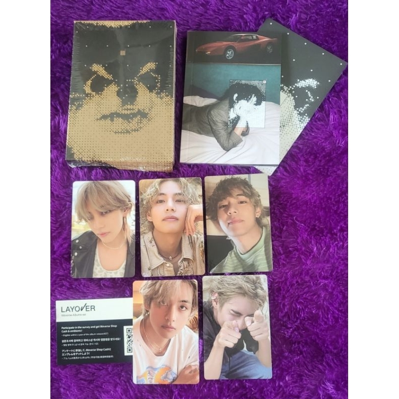 Jual LAYOVER WEVERSE ALBUM - V [ READY STOCK-unsealed) | Shopee Indonesia