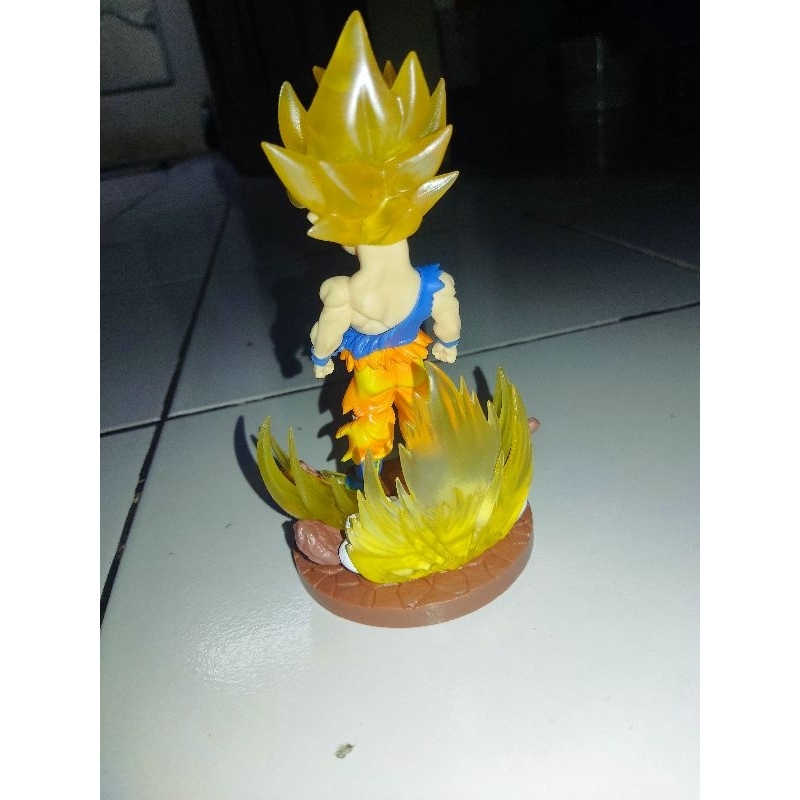 Jual Diorama Goku SS2 full efek bisa dikasih LED | Shopee Indonesia