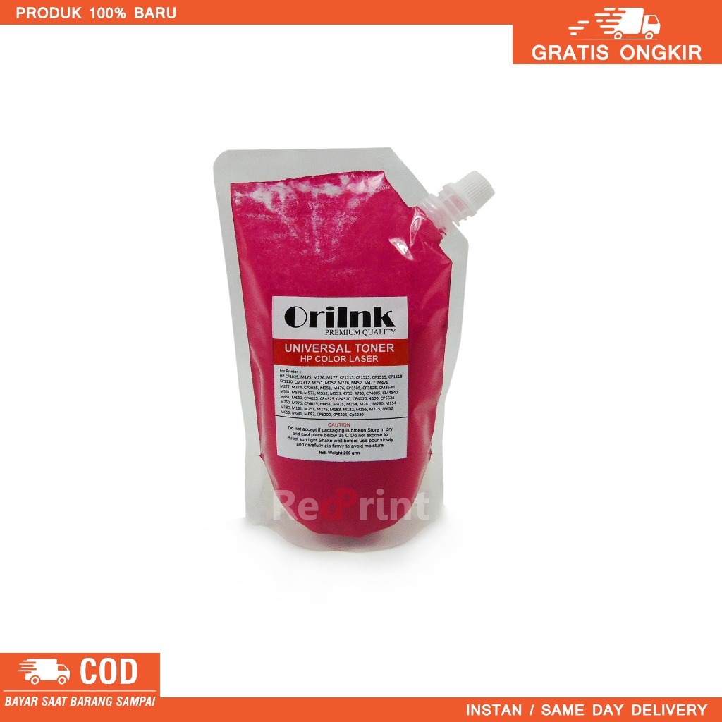 Jual Serbuk Toner Printer Color LaserJet, CP1025/M175/CP1215/CP1525 ...