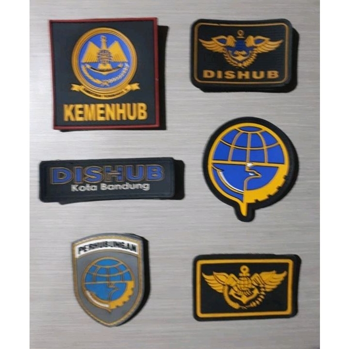 Jual Tempelan Emblem Karet Logo DISHUB KEMENHUB | Shopee Indonesia