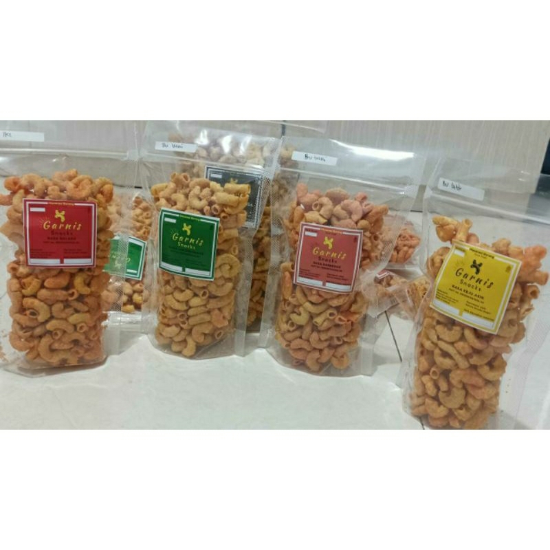 Jual Garnis Snacks Makaroni Bantet Aneka Rasa 500gr | Shopee Indonesia