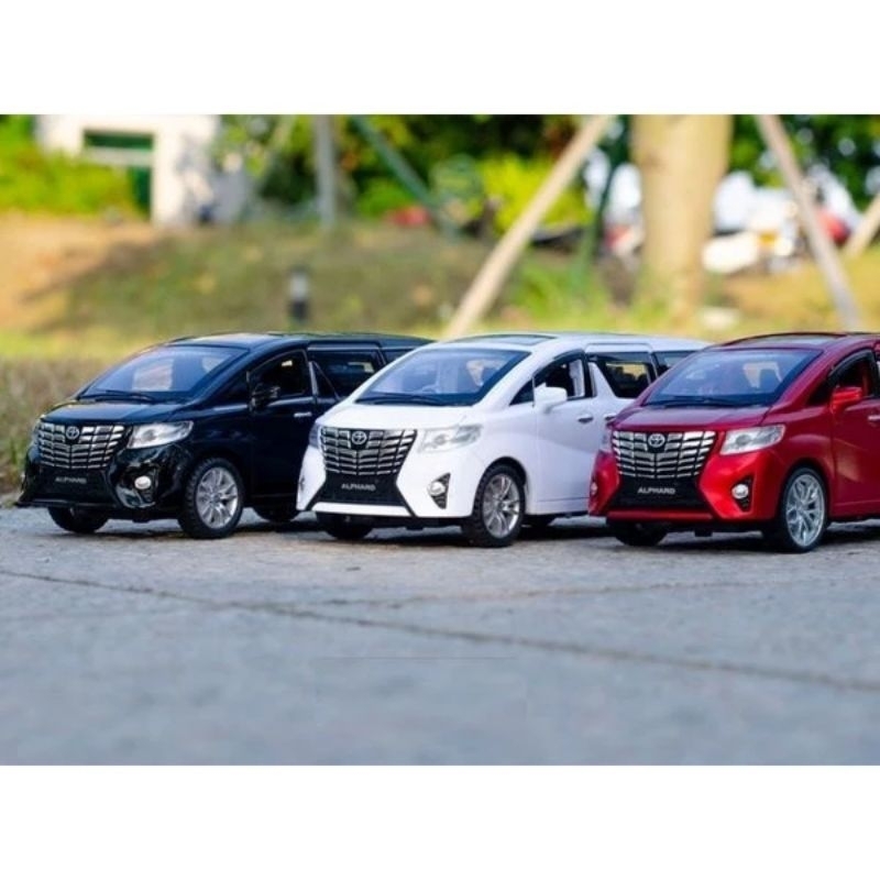 Jual Mainan Mobil DieCast Alphard Pintu Dan Bagasi Bisa Di Buka Skala 1 ...