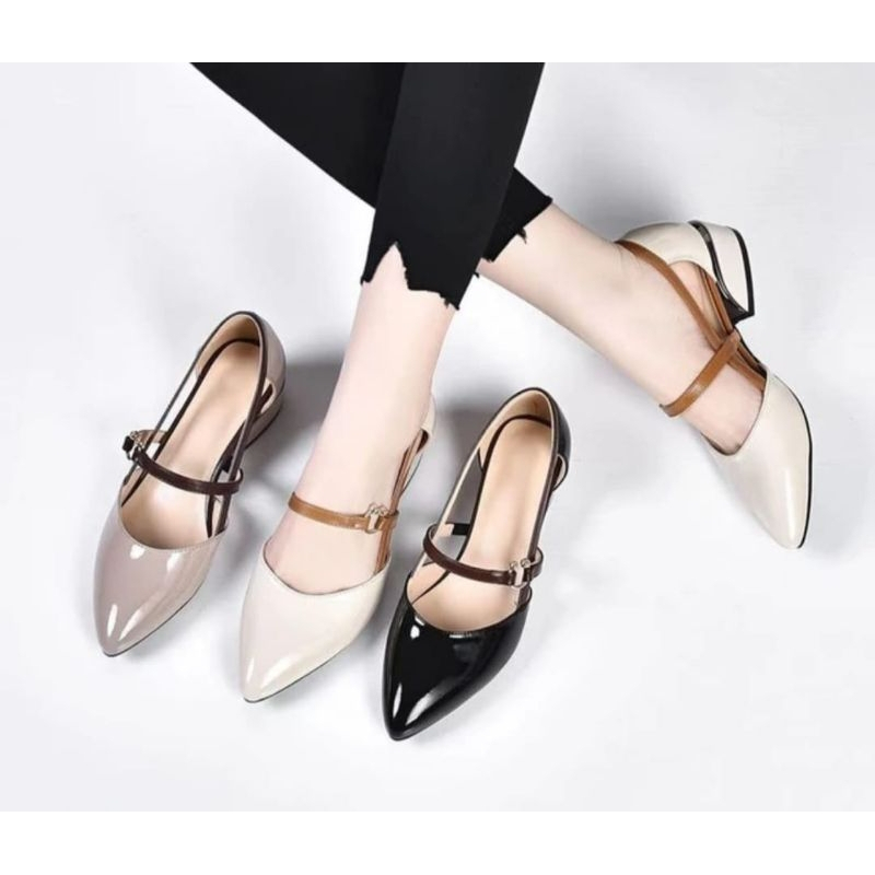 Jual Sepatu pantofel wanita hr 61 / sepatu wanita fantofel terbaru ...