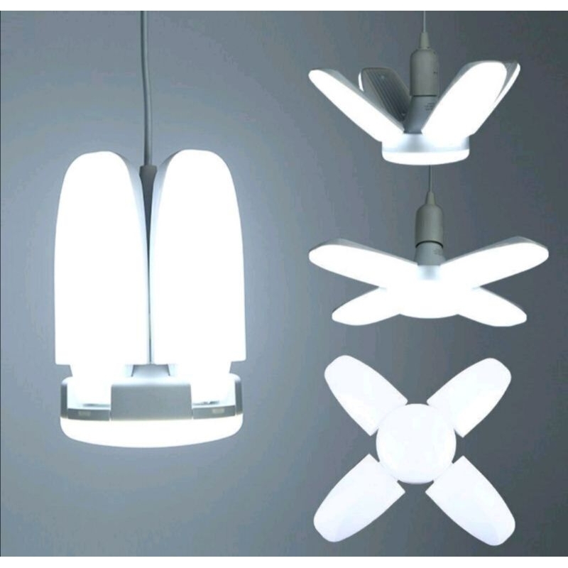 Jual Lampu Lipat Model Kipas BOHLAM Fan Blade Led 28 Wat | Shopee Indonesia