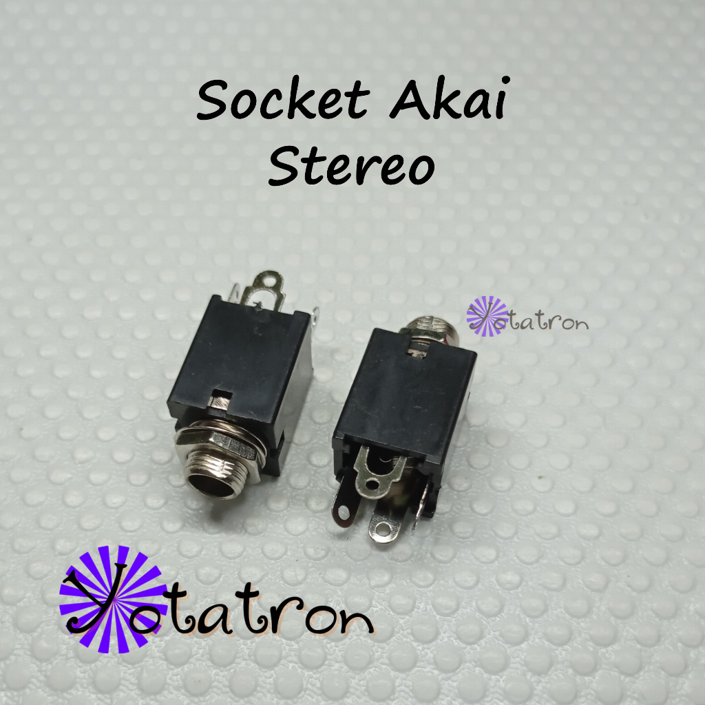 Jual Soket Akai Stereo Kotak Audio Socket Akai Panel Mic Gitar Bas ...