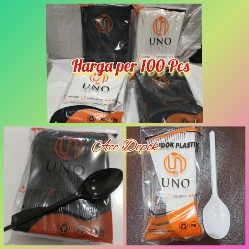 Jual sendok makan Plastik Putih sendok makan plastik hitam sendok makan ...