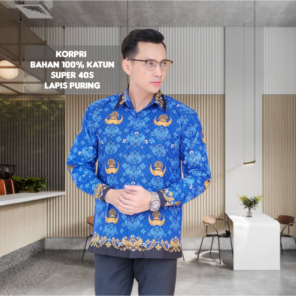 Jual Seragam Guru Pria Dan Wanita Kemeja Korpri Pns Terbaru | Shopee Indonesia