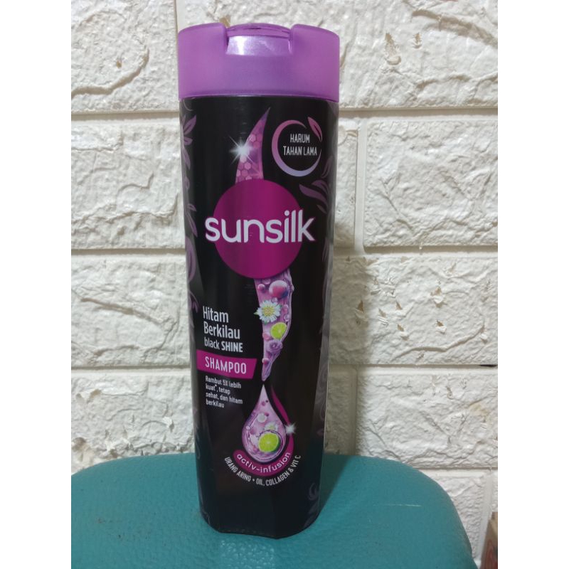 Jual Shampo Sunsilk Hitam berkilau | black Shine 320ml | Shopee Indonesia