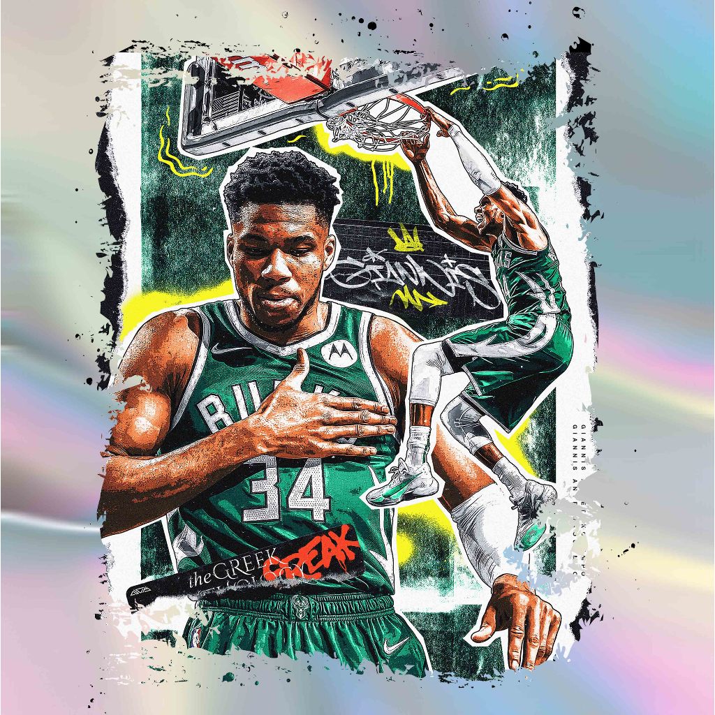Jual SABLON STICKER DTF UKURAN A3 TEMA NBA V2 | Shopee Indonesia