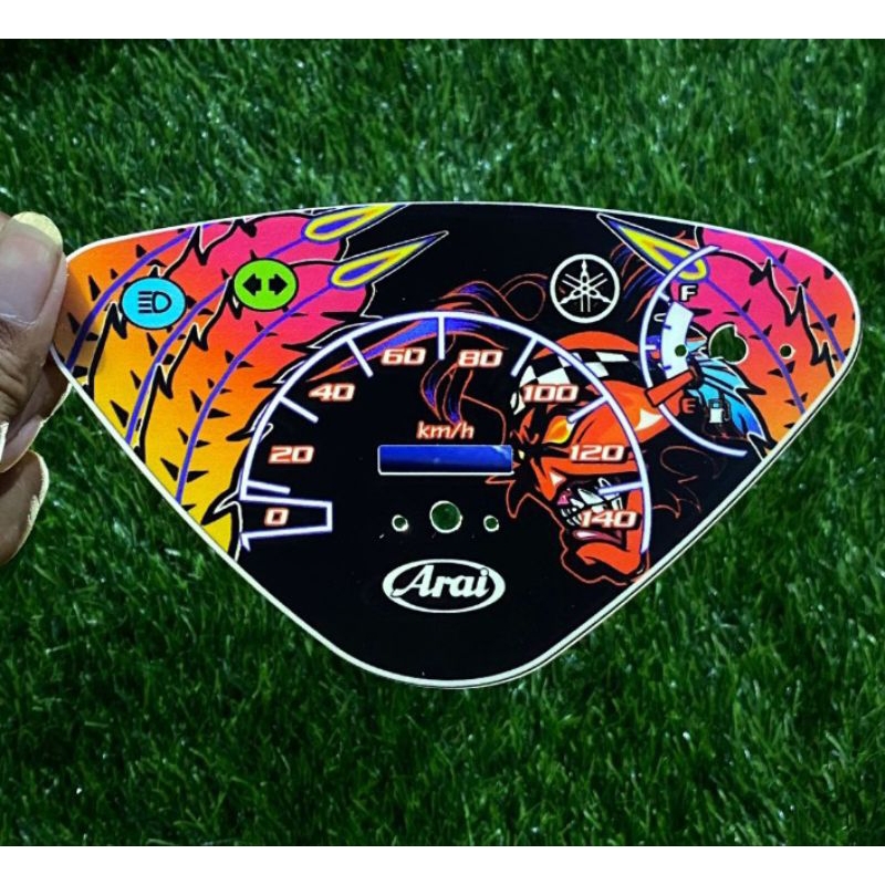Jual panel speedometer mio papan speedometer mio custom spidometer mio ...
